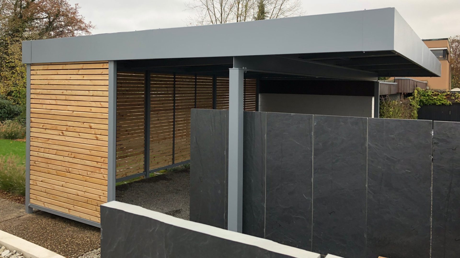 Carportfarbe - Hochwertige Pulverbeschichtung in RAL-Farben